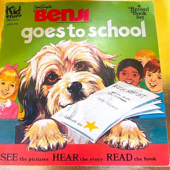 Kid Stuff | Media | Benji Vinyl Record Vintage Benji Goes To School ...